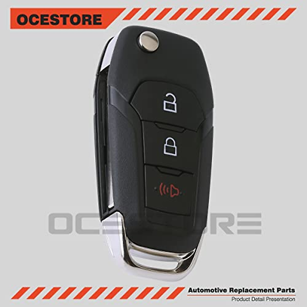 OCESTORE N5F-A08TAA Car Key Fob Keyless Control Entry Remote N5F-A08TAA 3 Button Vehicles Replacement Compatible with F150 Explorer Escape 164-R8130