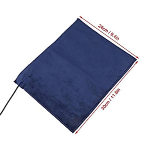 Akozon Heating Pad, USB Electric Cloth Heater 5V2A Pad Heating Element for Clothes Seat Pet Warmer 24x30cm 45℃