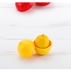 Garlic, lemon, onion, green pepper, tomato sealed fresh-keeping box, fruit and vegetable fresh-keeping box, fresh-keeping plastic garlic refrigerator 5-piece set