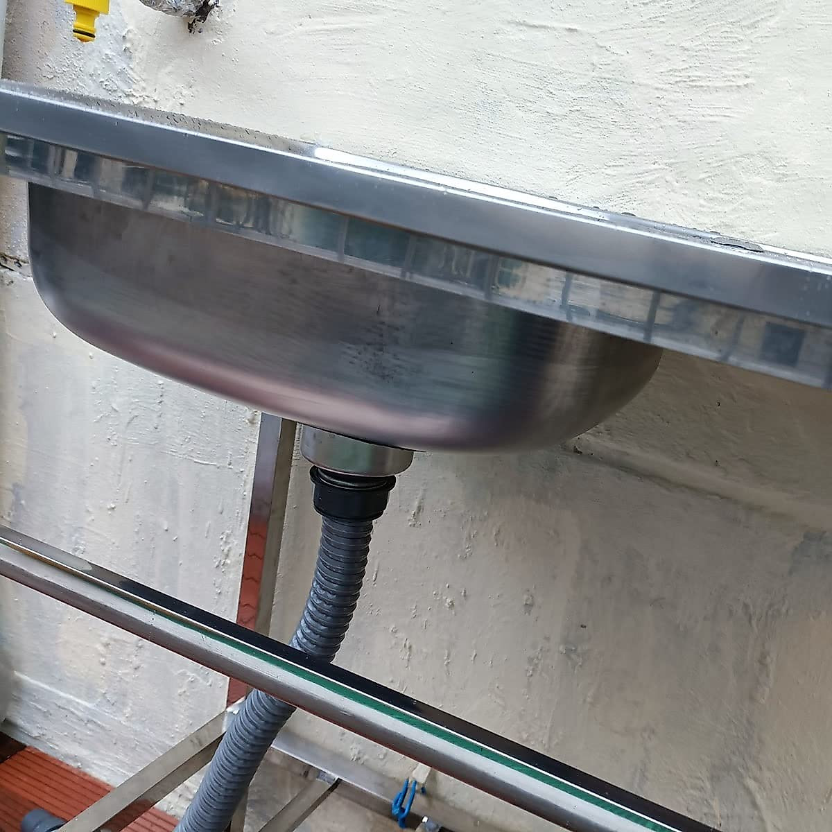 Stainless Steel Laundry Sink, 1 Compartment Single Bowl Kitchen Utility Sink, Commercial Workstation Sink Basin for Outdoor Garage Restaurant Kitchen Room, Inner Size 13.8"L x 12.2" W x 6.3"D