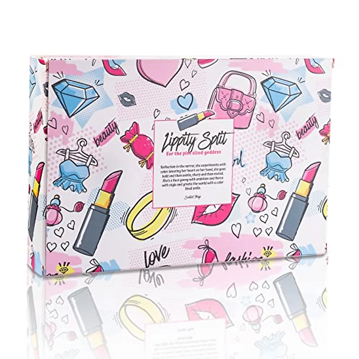SCENTED THINGS Lippity Split Body Spray Girl Perfume, Eau De Parfum Teen Girl Gifts, Lipstick Shaped Bottles, 3 Piece Set