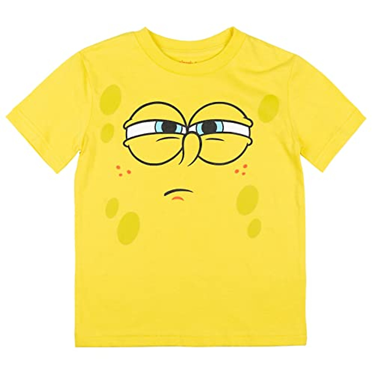 SpongeBob SquarePants Squidward Little Boys 3 Pack T-Shirts Yellow/Blue/Grey 4