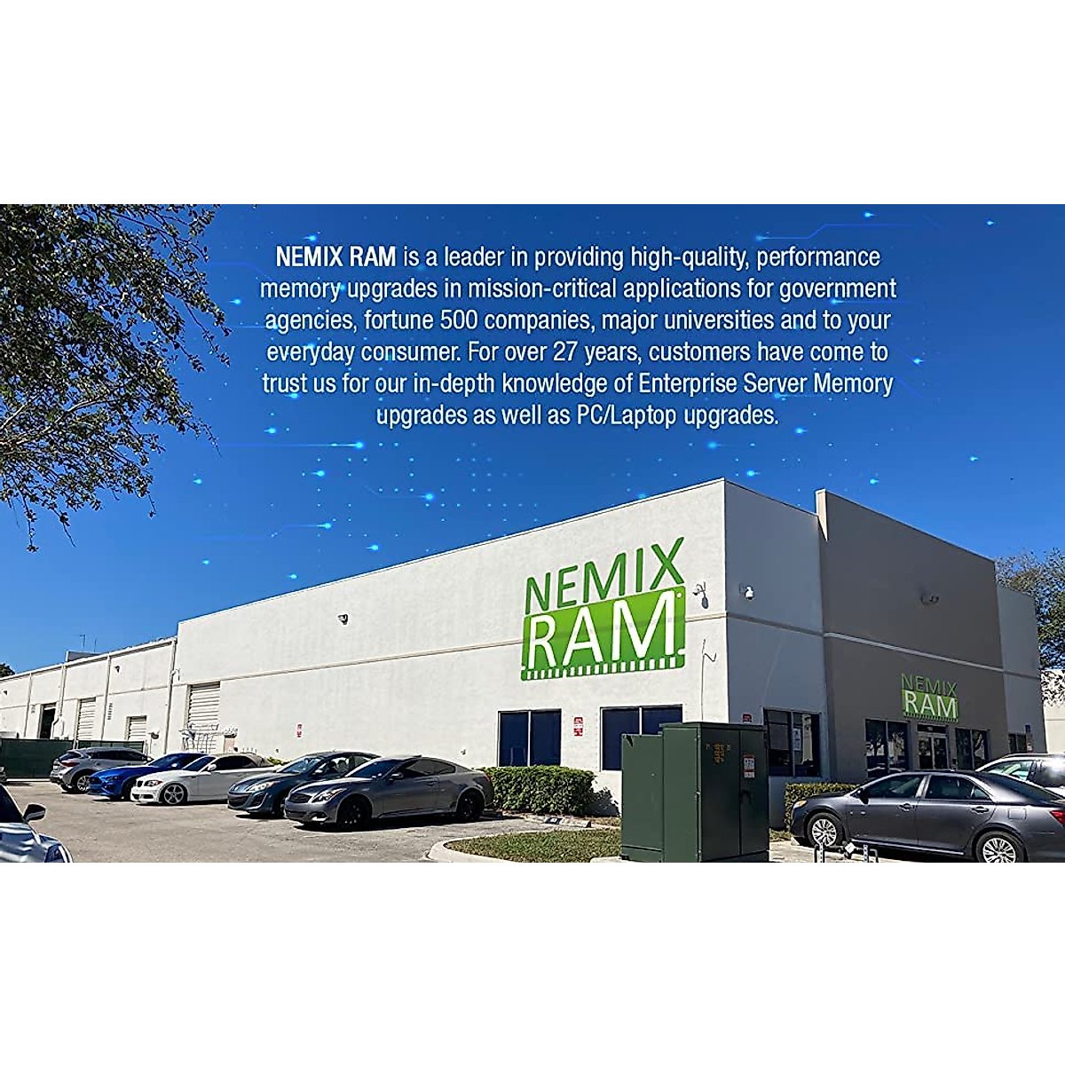 32GB (4x8GB) DDR4-2666MHz PC4-21300 ECC RDIMM 1Rx4 1.2V Registered Server Memory by NEMIX RAM