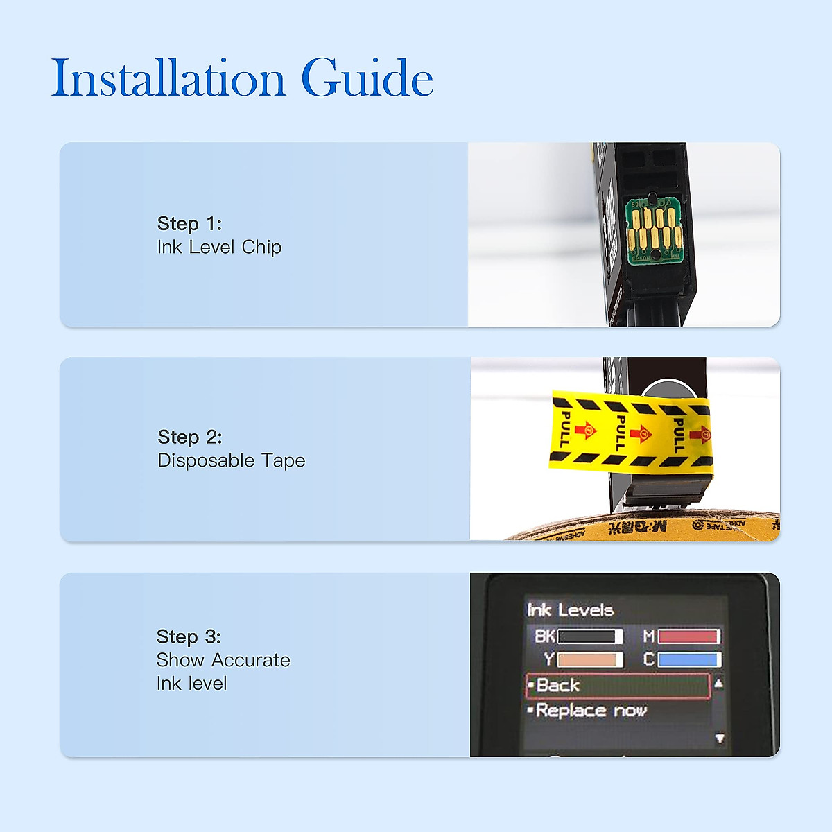 Valuetoner Remanufactured Ink Cartridges Replacement for Epson 202XL 202 XL to use with Workforce WF-2860 Expression Home XP-5100 (1 Cyan, 1 Magenta, 1 Yellow)