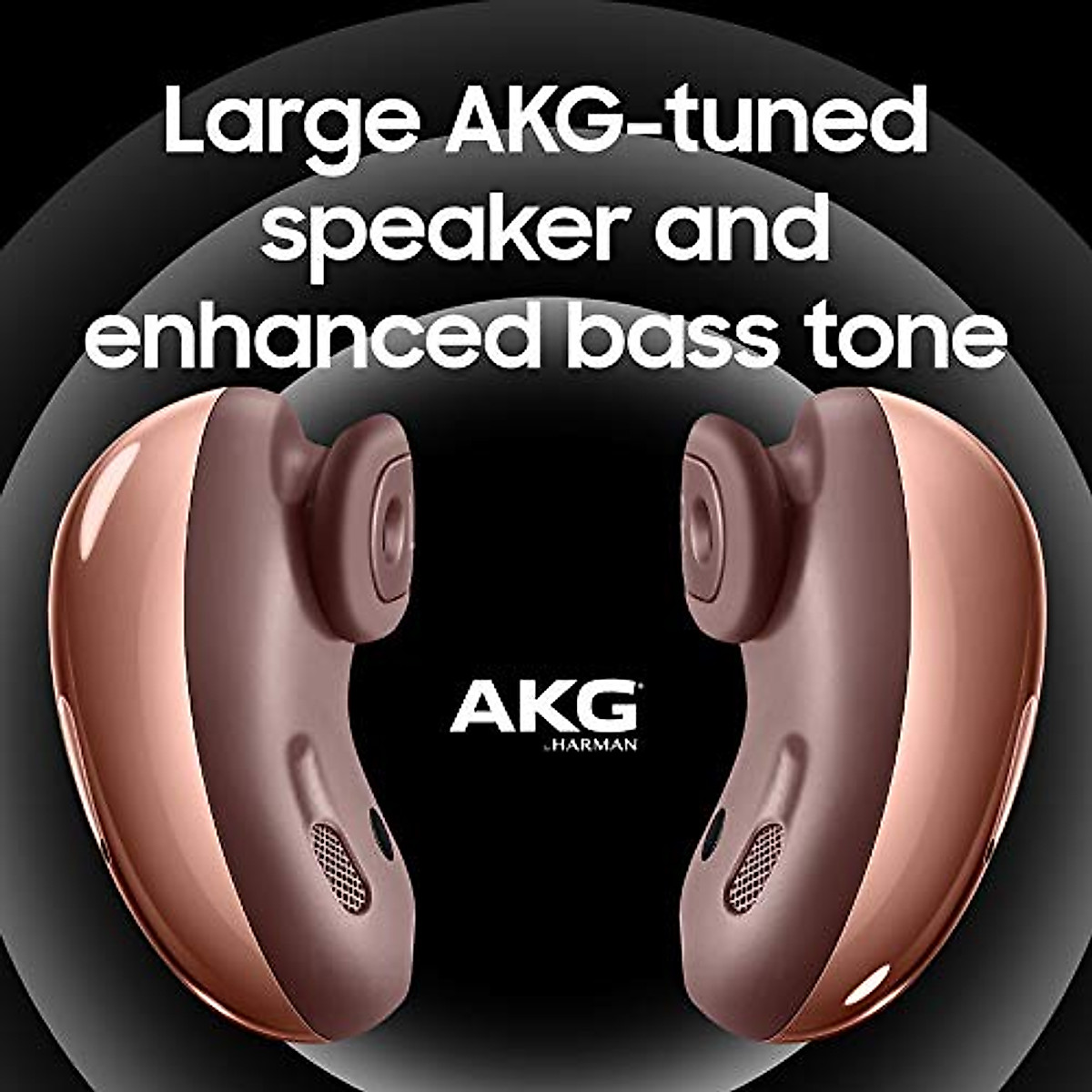 SAMSUNG Galaxy Buds Live True Wireless Bluetooth Earbuds w/ Active Noise Cancelling, Charging Case, AKG Tuned 12mm Speaker, Long Battery Life, US Version, Mystic Red