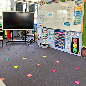 TUPARKA 72 Pack Spot Markers Floor Spots 4 Inch spot Markers for Classroom Preschool and Kindergarten