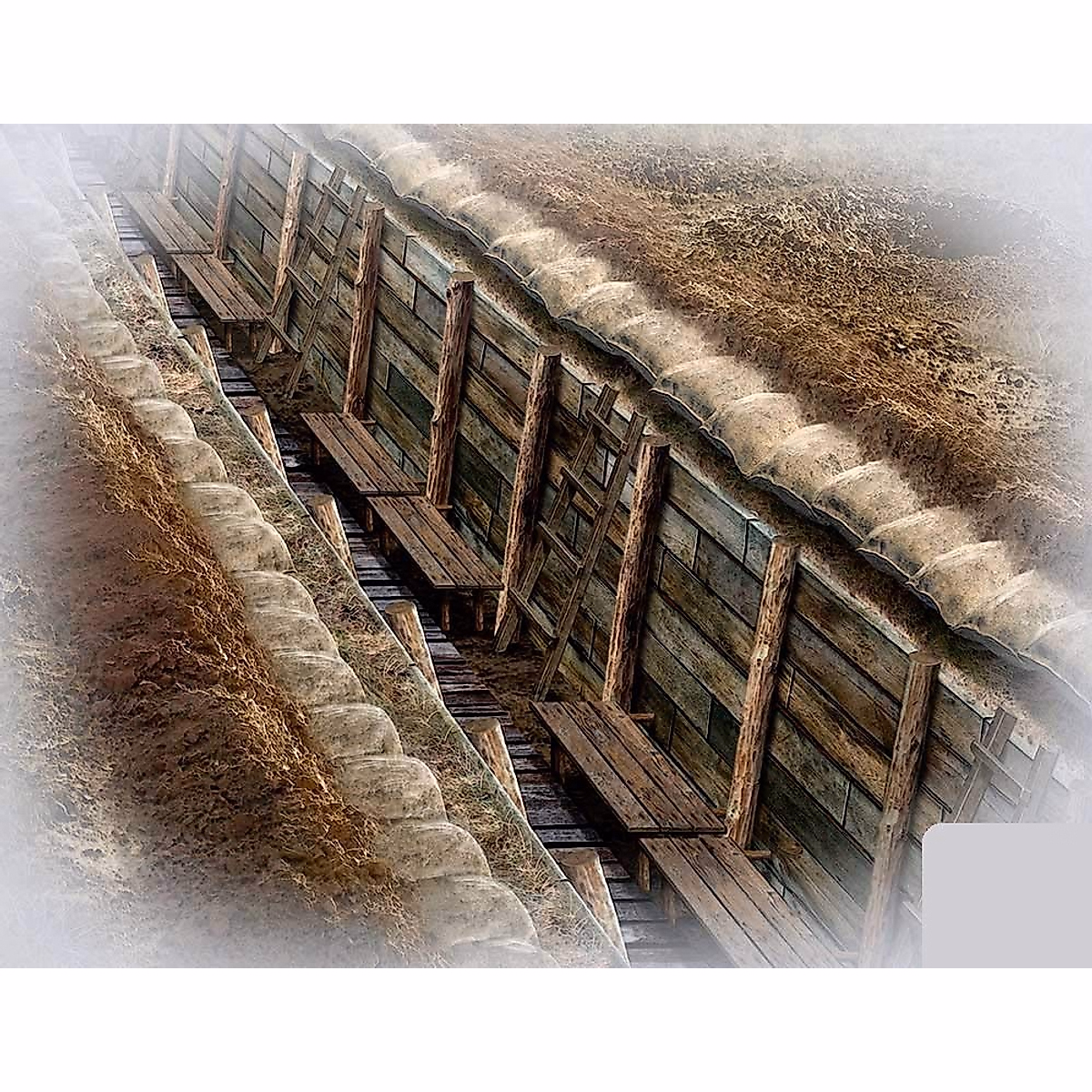 Masterbox Bundle LOT of Hand-to-Hand Fight in The Trench 4 Plastic Kits 1/35 MB