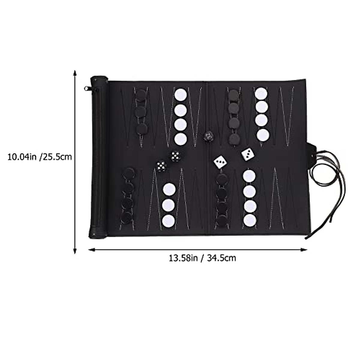 STOBOK Travel Accessories Travel Accessories Travel Accessories Backgammon Chess Board Travel Backgammon Get The Games Out Backgammon Roll Up Backgammon Chessboard Roll Up Chessboard Travel Set