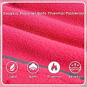 2 Pieces Plaid Dog Sweaters for Small Dogs, Chihuahua Fleece Clothes with Leash Hole, XS Dog Clothes Winter Warm Puppy Sweaters Boys Girls Tiny Dog Outfits Teacup Yorkie (Purple,Rose, Large)