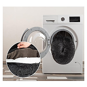 ITOMEN Pet Bed Plush Dog Sofa Bed Washable Calming Dog Beds Large Dogs Cushion Pet Kennel Mat Comfort (Color : Pink, Size : 90x80x13CM)