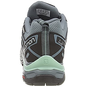 Salomon X Ultra Pioneer CLIMASALOMON Waterproof Hiking Shoes for Women, Stormy Weather/Alloy/Yucca, 7.5