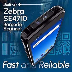 Rayoungtek Android 12 Barcode Scanner 4+64GB Built-in 1D/2D/QR Zebra SE4710 Bar Code Scanner 4G Wireless Mobile Computer PDA N77 for Warehouse & Logistics