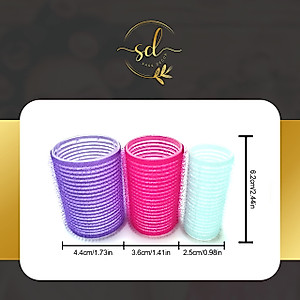 49 Pack of Large Hair Rollers - Easy to Use - 12 Clips and 1 Comb Included - Heatless Hair Curlers No Heat are Great for All Hair Types/Lengths - Less Damage No Heat Curlers Hair Roller