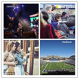 FASHLOVE Clear Purse Bag, Bag Tote Stadium Approved Clear Crossbody bag Sports Concerts Festivals