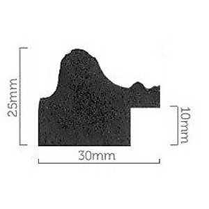 FRAMES BY POST Shabby Chic Picture Photo Frame, Gold, 50 x 40 cm Image Size 16 x 12 Inches (Plastic Glass)