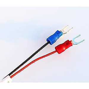 RuoFeng K Type Thermocouple Temperature Controller Sensor 9.8ft/3M Wire,100x5mm Stainless Steel Probe, 0-400° C