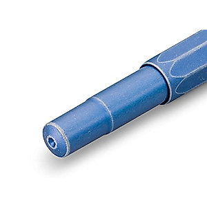 Kaweco AL SPORT Gel/Ballpoint Pen Stonewash Blue I Pen Including 0.7 mm Rollerball Pen Refill in Classic Design with Ceramic Ball I Premium Aluminium Gel Roller 13 cm