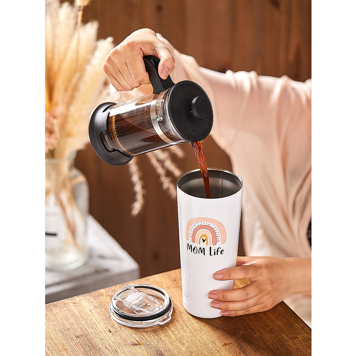 Mom Life Tumbler - 22oz - Mom Tumbler - Mom Cup - Mama Gifts - Best Mom Gifts for Christmas - Mama Tumbler - New Mom Essentials - Boy Mom Gifts - Girl Mom Gifts