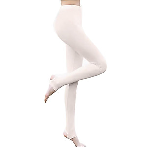 Sun Protection Golf Pants Cool Ice Silk Stocking Sport Leggings-Skin Color
