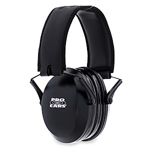 Pro Ears Ultra Gel 22 Noise Reduction Ear Muffs, Lightweight & Slim w/Aviator Gel Ear Seals, Shooting Ranges, Construction, and Loud Events, 8.5 oz
