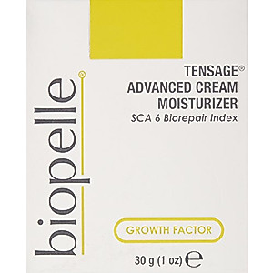 Biopelle Tensage Growth Factor Advanced Cream Face Moisturizer with SCA 6 Biorepair Index, 1 Oz