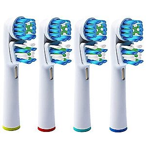 Double Clean Brush Heads, Compatible with Braun Oral-B Dual Clean Electric Toothbrush - Pack of 20