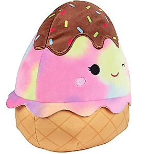 Squishmallows 8" Glady The Rainbow Ice Cream - Officially Licensed Kellytoy Plush - Collectible Soft & Squishy Stuffed Animal Toy - Add Glady to Your Squad - Gift for Kids, Girls & Boys - 8 Inch