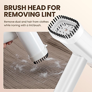 Portable Handheld Steam Garment Steamer Foldable: Effortless Wrinkle Clothes Steam Iron Removal 20-Second Fast Heat-up, 1200W, 120ml Water Tank for Home & Travel (120V Only, Not for Europe)