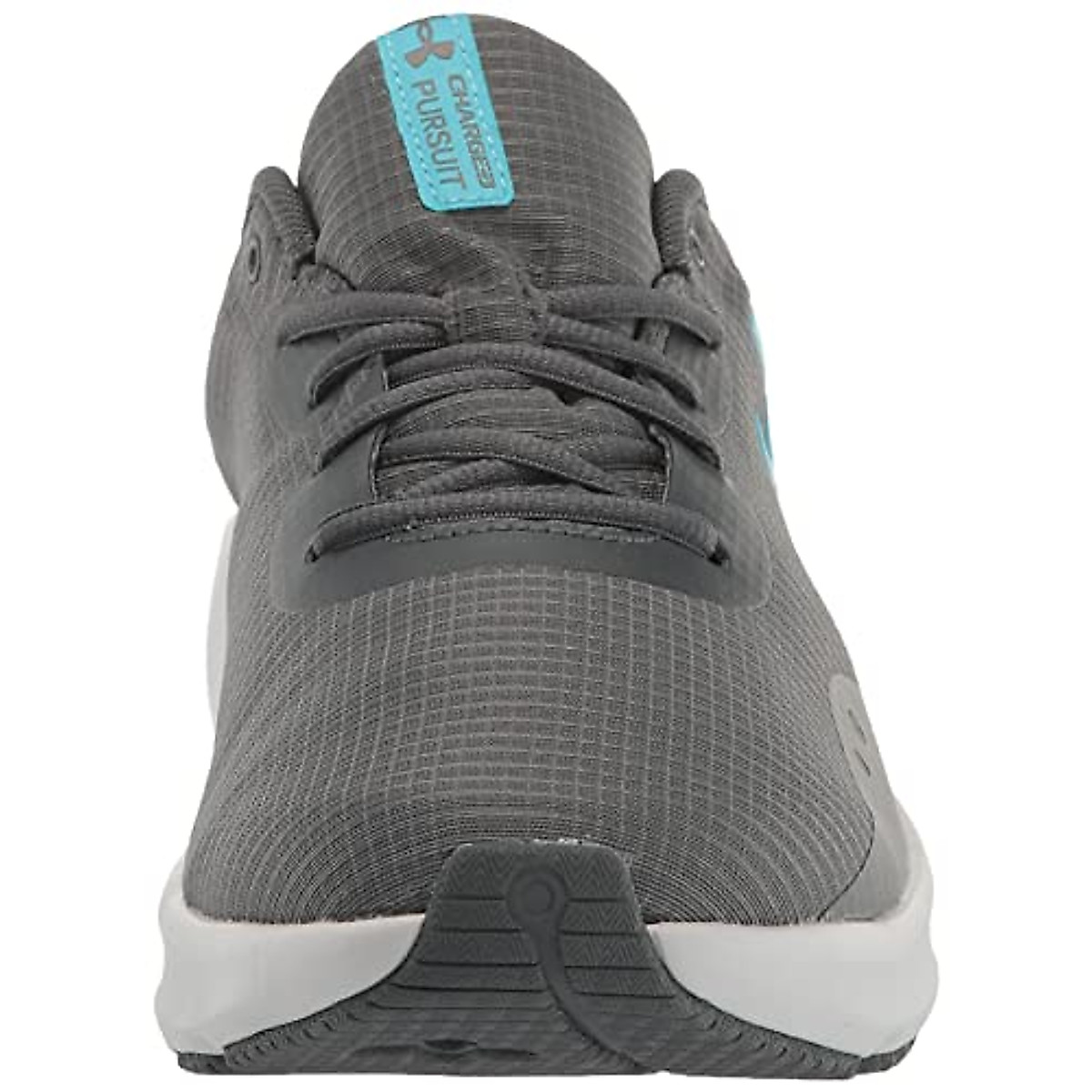 Under Armour Men's Charged Pursuit 3 Tech Running Shoe, (104) Pitch Gray/Blue Surf/Blue Surf, 12