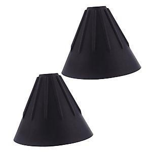 Homoyoyo 2 Pcs Coffee Funnel Durable Coffee Cafeteras Expresso Home Coffee Filter Coffee Filter Cup Silicon Tea Coffee Filter Reusable Coffee Filter Espresso Black