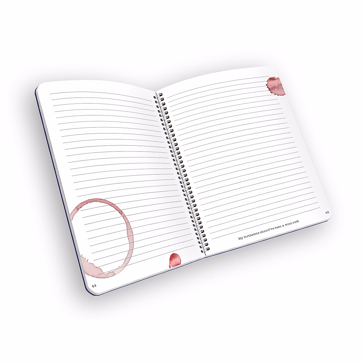 Bad Advice from Wine - Funny Notebook with Wine Quotes - You Should Post That Selfie on ALL Your Social Media!