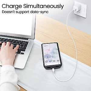 NEWDERY Battery Case for Google Pixel 6 6.4", 10000mAh Ultra Powerful Rechargeable Charging Case, Protective Extended Backup Charger Case for Google Pixel 6 5G (2021 Released)