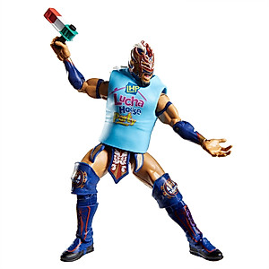 WWE Kalisto Elite Series #75 Deluxe Action Figure with Realistic Facial Detailing, Iconic Ring Gear & Accessories