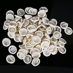 Upgrade Disposable Latex Finger Cots, 150g(Approx.260PCS) Powder Free Rubber Fingertips Finger Protector for Electronic Repair, Painting, Jewelry Cleaning, Manicures,Industrial (260 Count (Pack of 1))