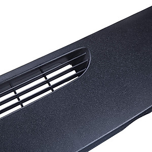 ECOTRIC Molded Front Dash Compatible with 2007-2013 Cadillac Escalade, Avalanche/Silverado/Suburban/Tahoe, GMC Sierra/Yukon Replace for 23224733 Defrost Vent Grille Cover Black