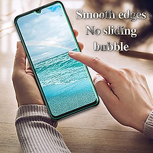 Kesuwe [3-Pack] Screen Protector for Samsung Galaxy A12 Tempered Glass, 9H Hardness, Anti Scratch, Bubble Free, Easy to Install, Case Friendly