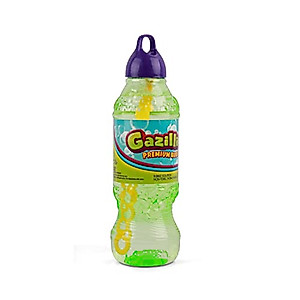 Gazillion Bubbles, Original Bubble Solution 1L - Create Bubbles with Premium Formula & 7-in-1 Bubble Wand - Non-Toxic & Safe