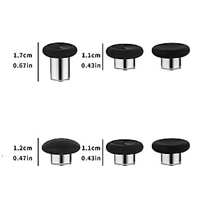 Elite Controller Replacement Thumbsticks,6 in 1 Swap Magnetic Joysticks for Xbox One Elite Controller Series 2 (Model 1797)