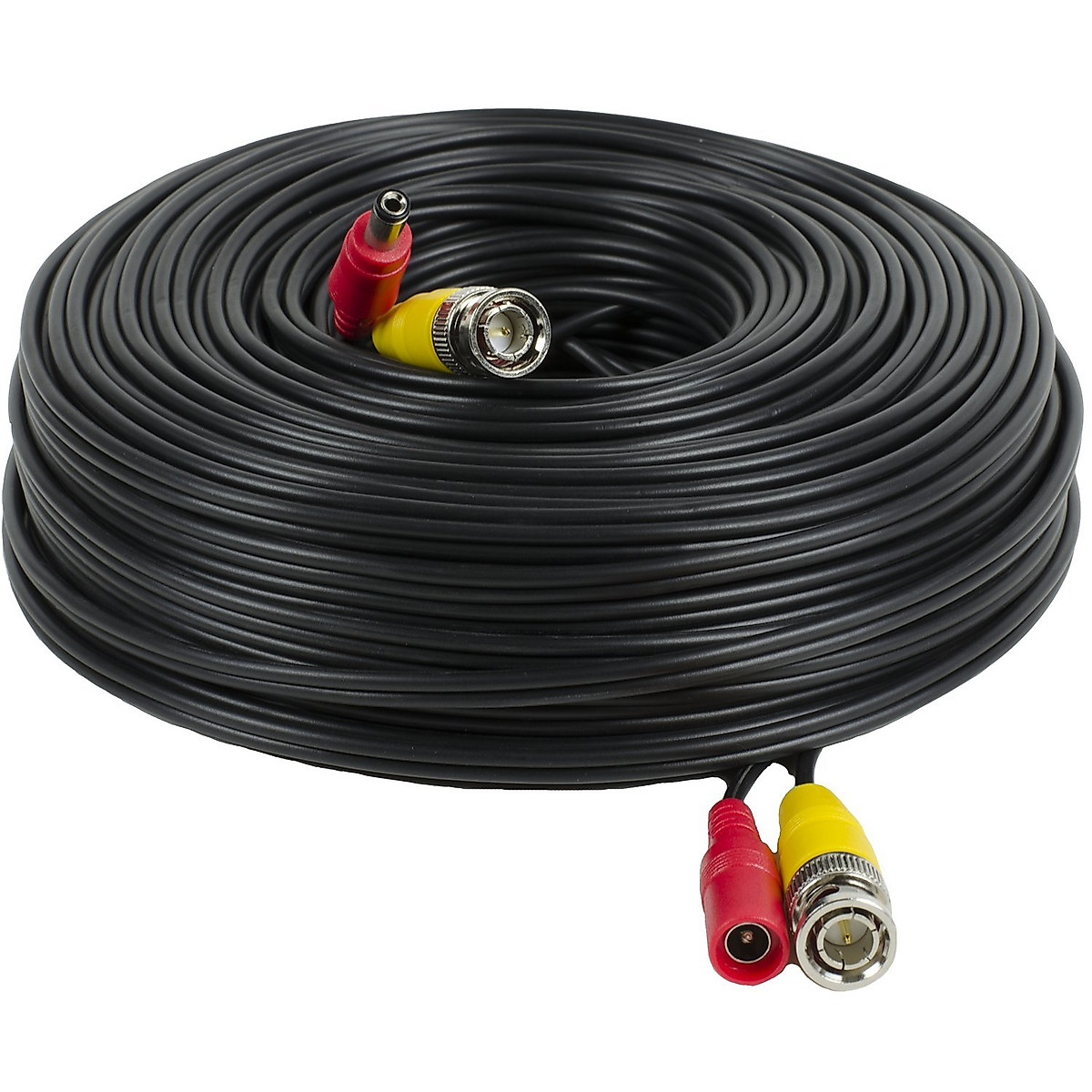 Amcrest 2-Pack 150 Feet Pre-Made All-in-One Siamese BNC Video and Power CCTV Security Camera Cable with Two Female Connectors for 960H & HD-CVI Camera and DVR (SCABLEHD150B-2pack)