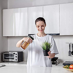 Nylea Glass Spray Bottles - Premium Empty Spray Bottle for Cleaning, Hair, and Essential Oils - Refillable Spritzer Bottle for Plants & Cleaning Solutions - Mist & Single Trigger Sprayer (16 oz)