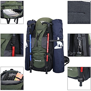 Russel Molly Hiking Backpack, 50l Camping Lightweight Bag for Outdoor