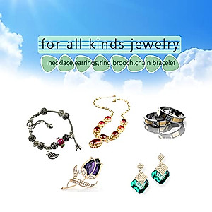 Envelope Portable Jewelry Box Organizer, PU Leather Travel Small Jewelry Case for Ring, Pendant, Earring, Necklace, Bracelet Organizer Storage Holder Boxes, Gifts for Women,Girl,Mom,Girlfriend,etc.