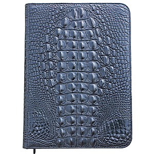 TURKRA Classical 504 Pockets Black Crocodile Pattern Leather Cover Card Binder, Premium 9-Pocket Card Album for collectible trading cards and sports cards