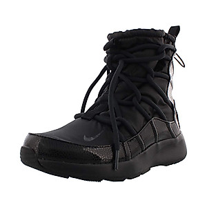 Nike Tanjun High Rise Womens Shoes Size 9.5, Color: Black/Black