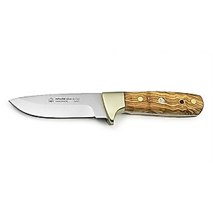 Puma IP Rehwild Olive Wood Handle Spanish Made Hunting Knife with Leather Sheath