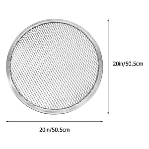 DOITOOL Nonstick Pizza Pan 20 Inch Round Bakeware Perforated Pizza Fries Bread Cookies Baking Pan for Home Kitchen Oven