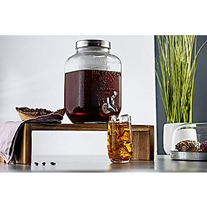 Godinger Cold Brew Coffee Maker, Iced Coffee Dispenser - 1 Gallon (3.78L)