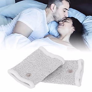 Shock Conductive Penis Sleeve, 2pcs Shock Conductive Penis Sleeve Silver Penis Conductive Garment Silver Penis Conductive Garment Conductive Garment Shock for Men Gentleman