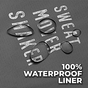 Little & Lourdes Wet Bags, Waterproof Dry Bags for Pool, Wet Swimsuits, Gym Sweaty Clothes, Baby Cloth Diaper Bags, Travel Bags, Washable, Reusable, Swimming Equipment Bags (Sweat Mover Shaker)