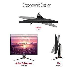 ASUS ROG Swift 32” 4K HDR Gaming Monitor - 144Hz DSC, UHD (3840 x 2160) PC Monitor, Mini-LED IPS with G-SYNC Ultimate, Local Dimming, Ideal for Desktop and Computer Monitor Black - - PG32UQX